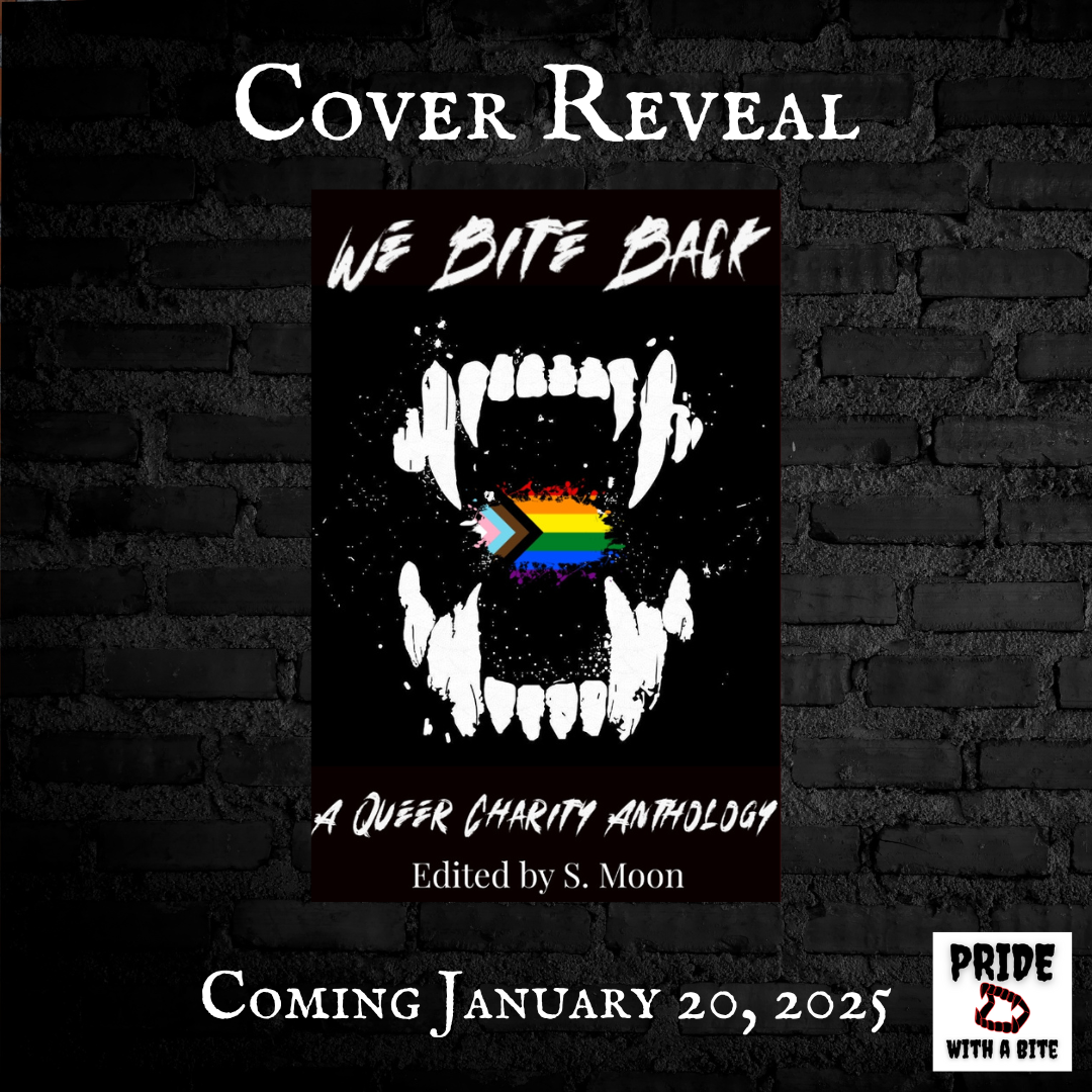 Cover Reveal: We Bite Back – A Queer Horror Anthology – Pride with a Bite